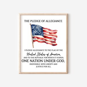 Pledge of Allegiance Bundle Pledge to the Bible Pledge to the Christian ...
