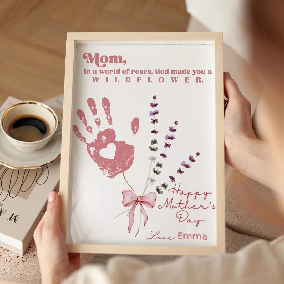 Mother's Day Sunday School Craft Mother's Day Last Minute Gift Mother's ...