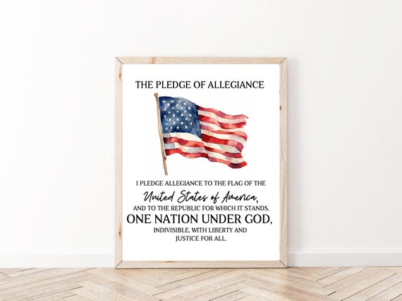 Christian Flag Pledge Of Allegiance Printable Pledge Of Allegiance