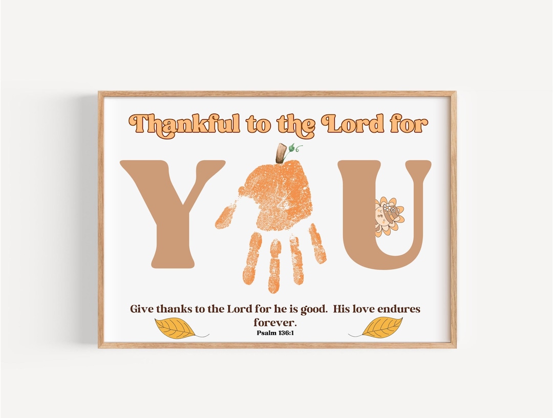 Christian Thanksgiving Craft Preschool Christian Thanksgiving Handprint ...