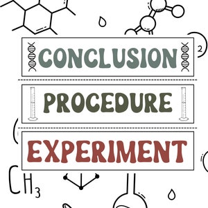 Science Fair Label Scientific Method Printable Science Experiment ...