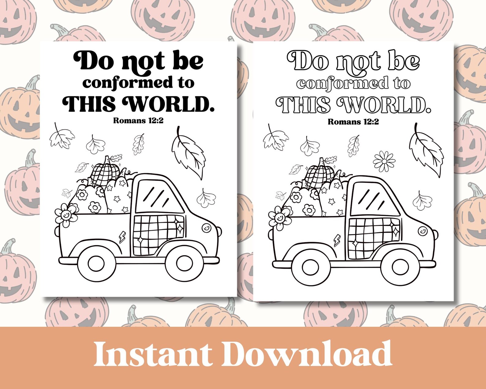 Christian Halloween Coloring Page Kids Christian Fall Coloring Page ...