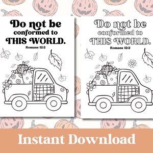 Christian Halloween Coloring Page Kids Christian Fall Coloring Page ...