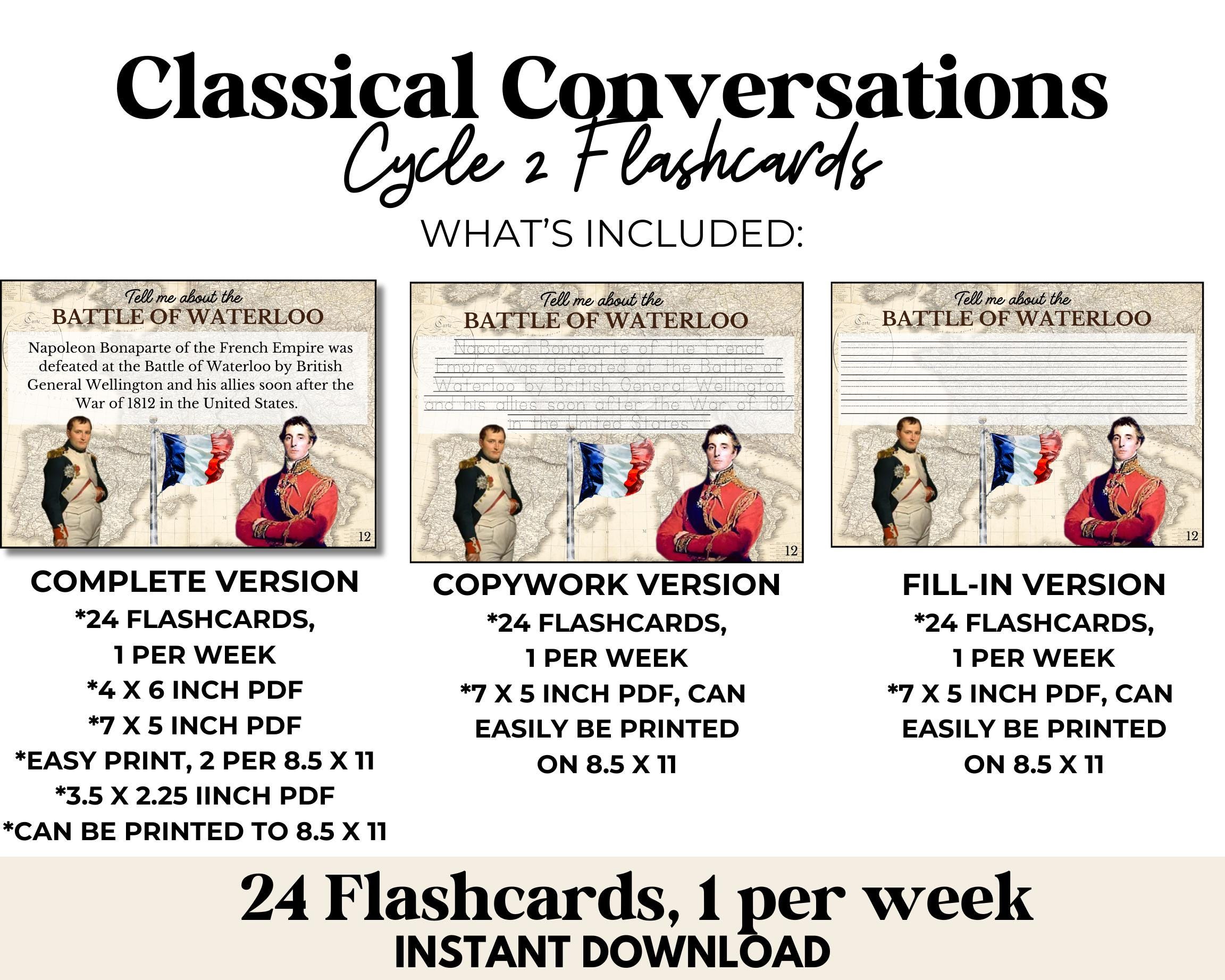 Classical Conversations Cycle 2 Resources Science, History & English ...