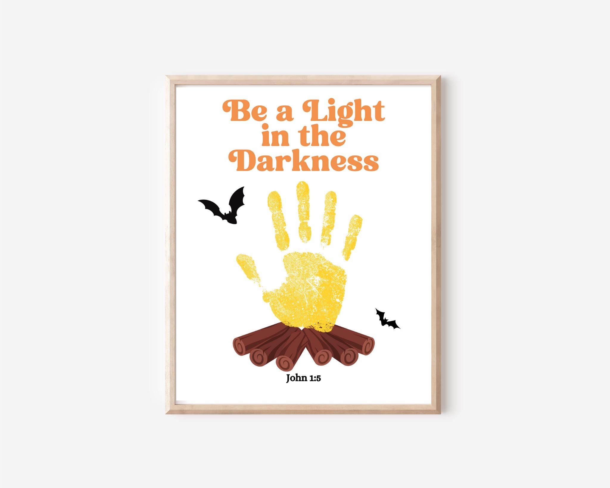 Christian Halloween Handprint Kids Fall Christian Fall Harvest Activity ...