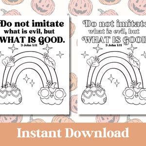 Christian Halloween Coloring Page Kids Christian Fall Coloring Page ...