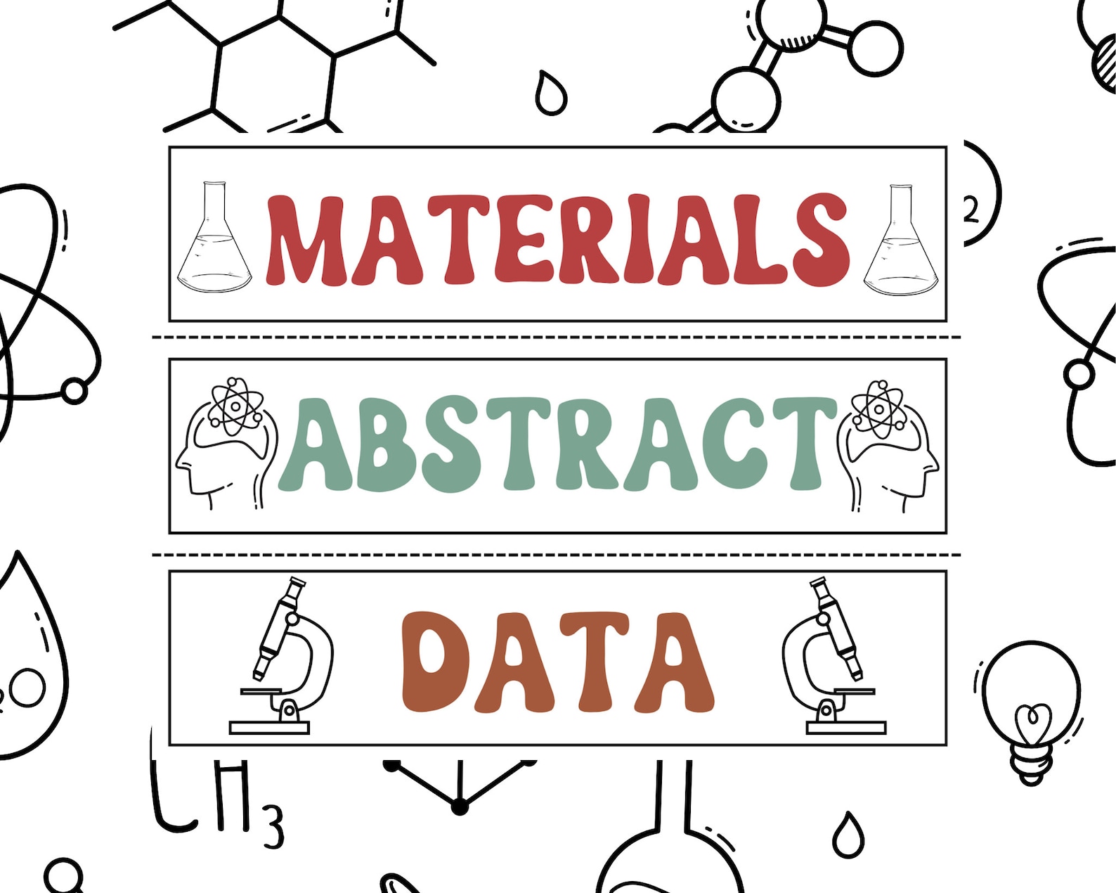 Science Fair Label Scientific Method Printable Science Experiment ...
