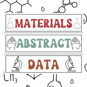 Science Fair Label Scientific Method Printable Science Experiment ...