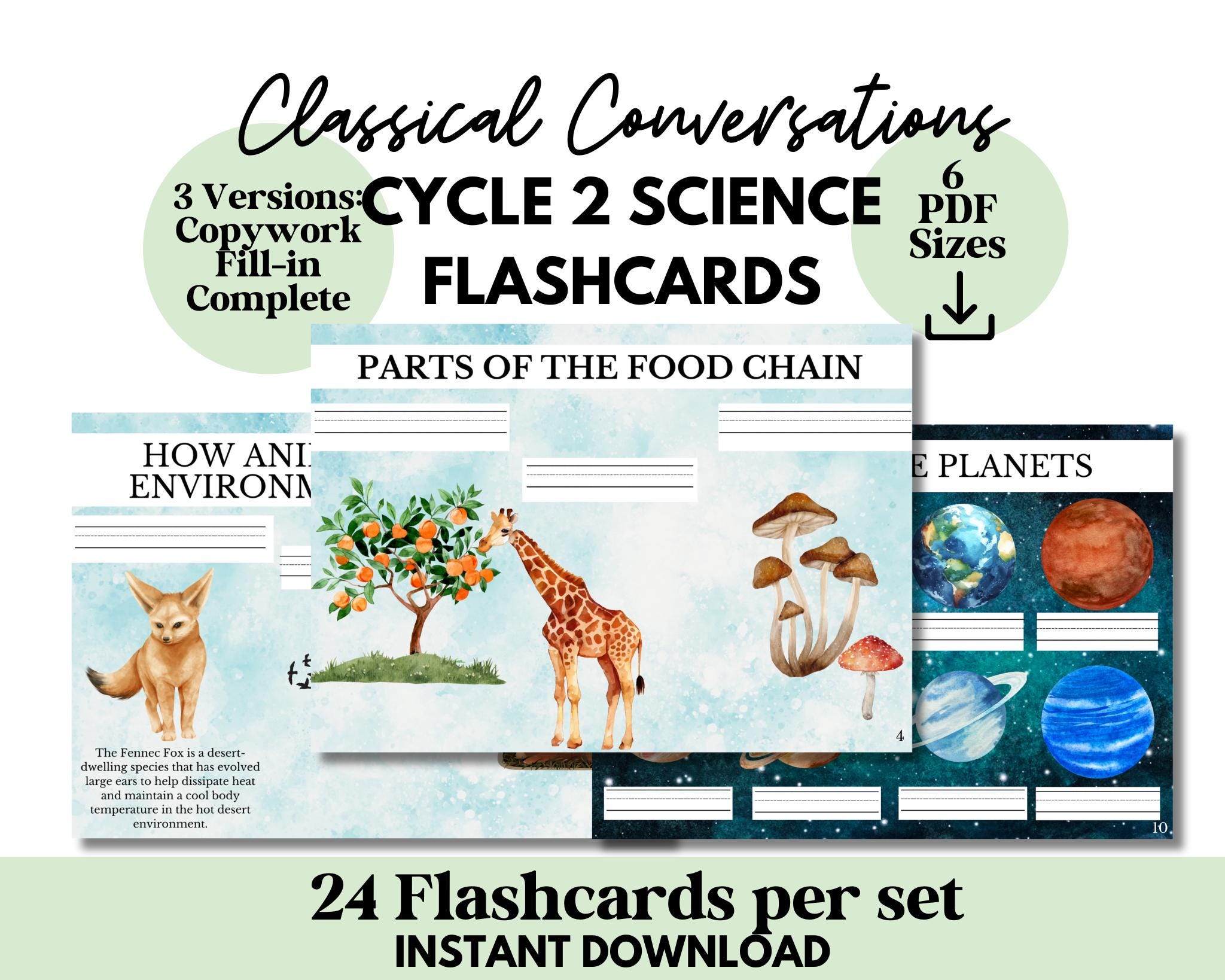 Classical Conversations Cycle 2 Resources Science, History & English ...