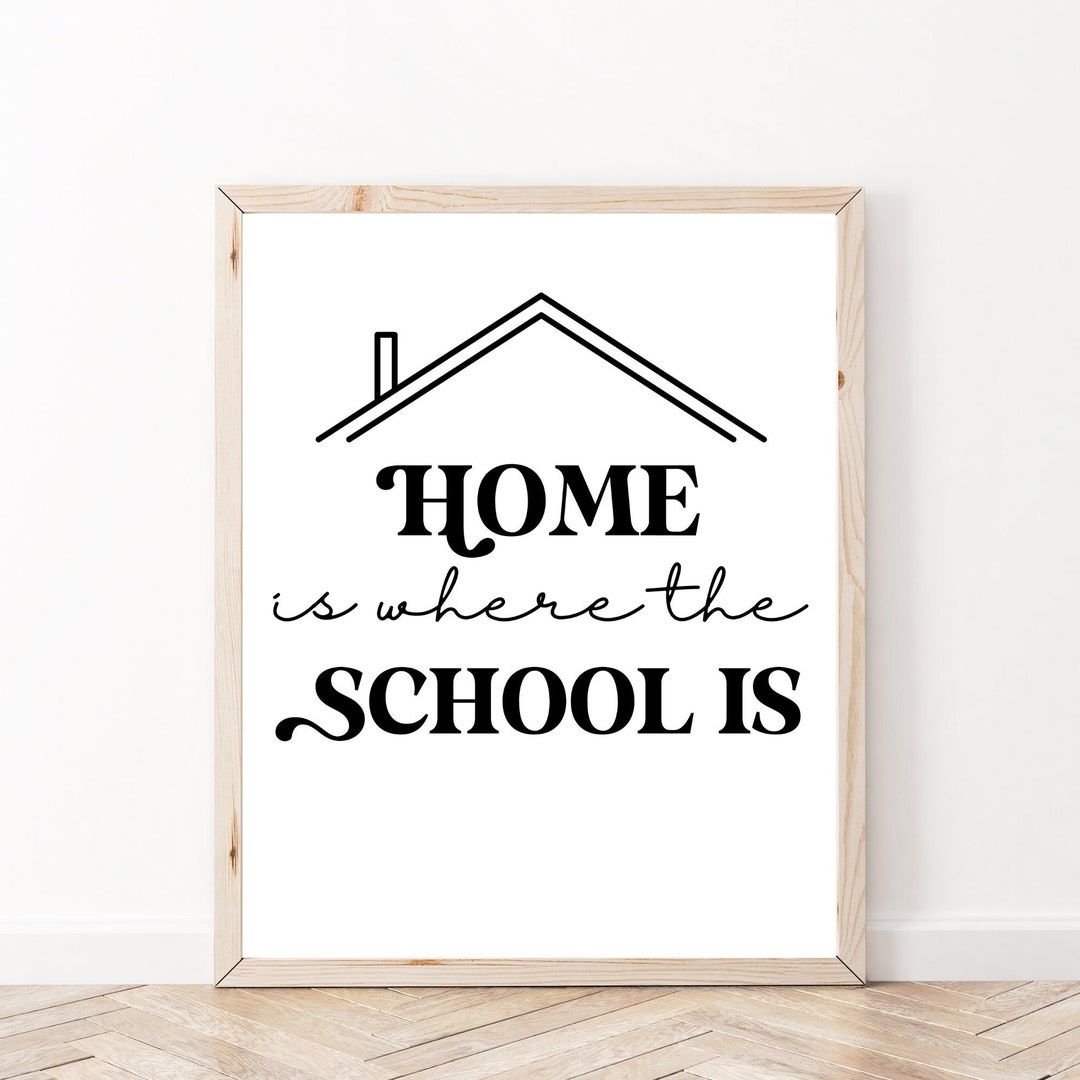 Homeschool Room Printable Homeschool Decor Christian Homeschool Poster ...