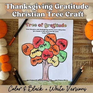 Christian Thanksgiving Craft Kids Printable Sunday School Craft First ...