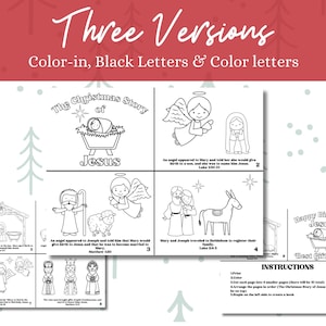 Nativity Scene Craft Coloring Page Christmas Sunday School Craft ...