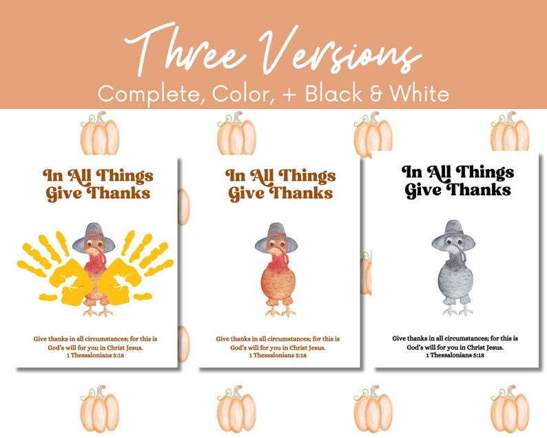 Christian Thanksgiving Handprint Fall Activity Preschool Christian Kids ...