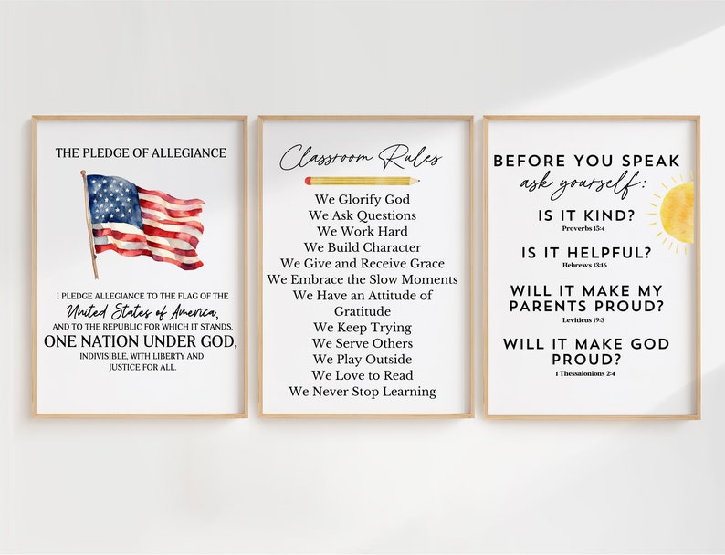 Christian Classroom Decor Bulletin Board Kit Catholic Classroom ...