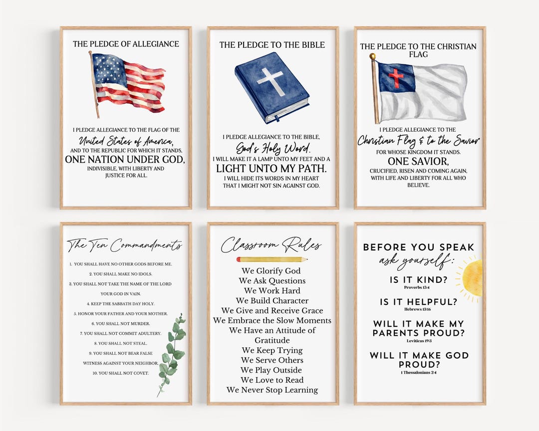 Christian Classroom Decor Bulletin Board Kit Catholic Classroom ...