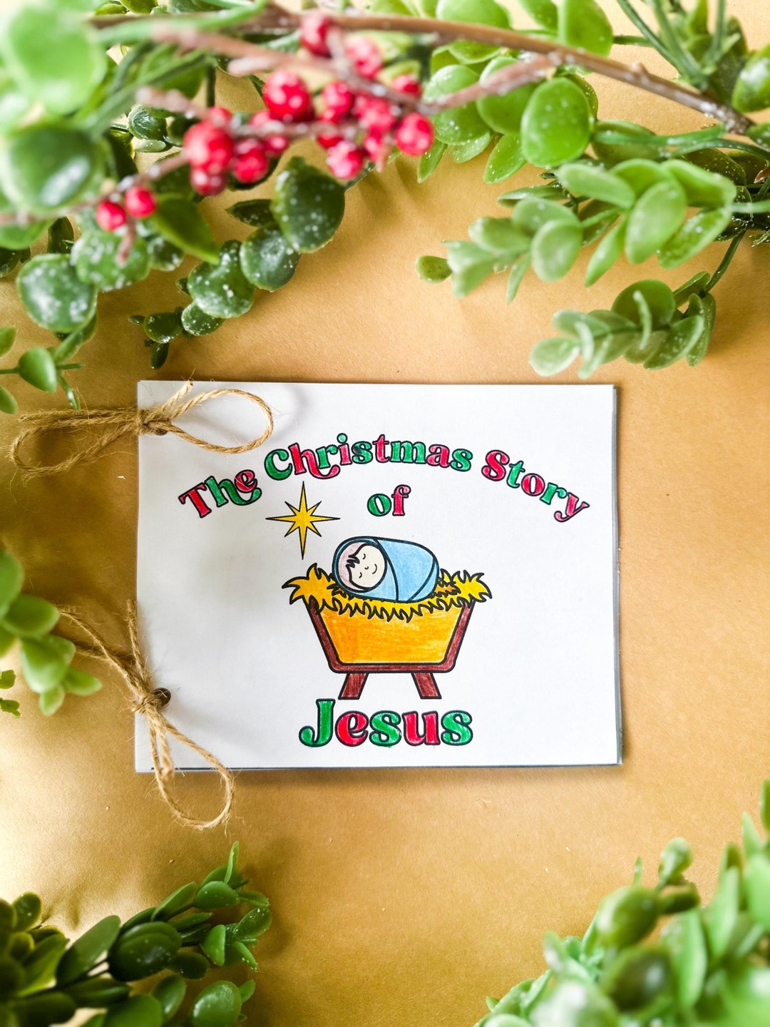 Nativity Scene Craft Coloring Page Christmas Sunday School Craft ...