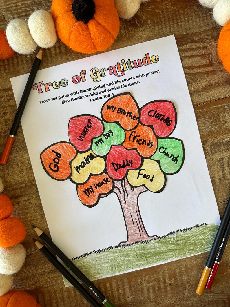 Christian Thanksgiving Craft Kids Printable Sunday School Craft First ...