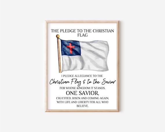 Juramento A La Bandera Cristiana Imprimible