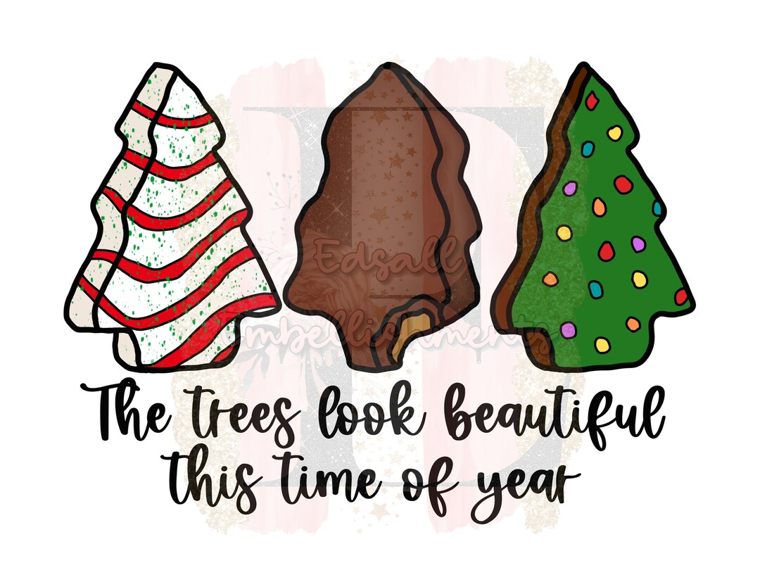 The Trees Look Beautiful This Time of Year Christmas Tree Cakes Reese ...