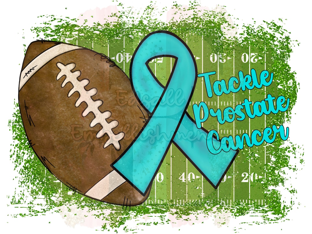 Tackle Prostate Cancer Prostate Cancer Awareness Light Blue Ribbon ...