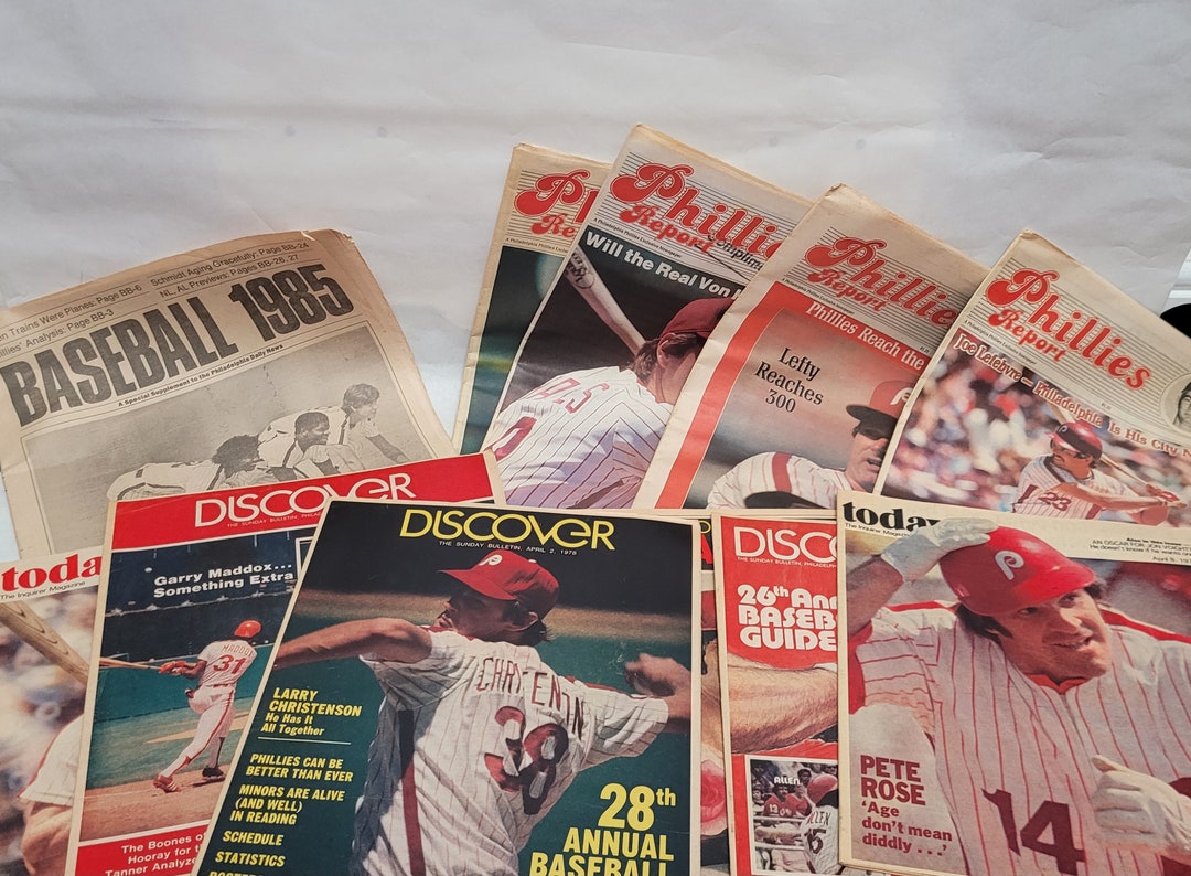 Vintage Rare Lot of 70s 80s Newspapers Program Bulletin Philadelphia ...