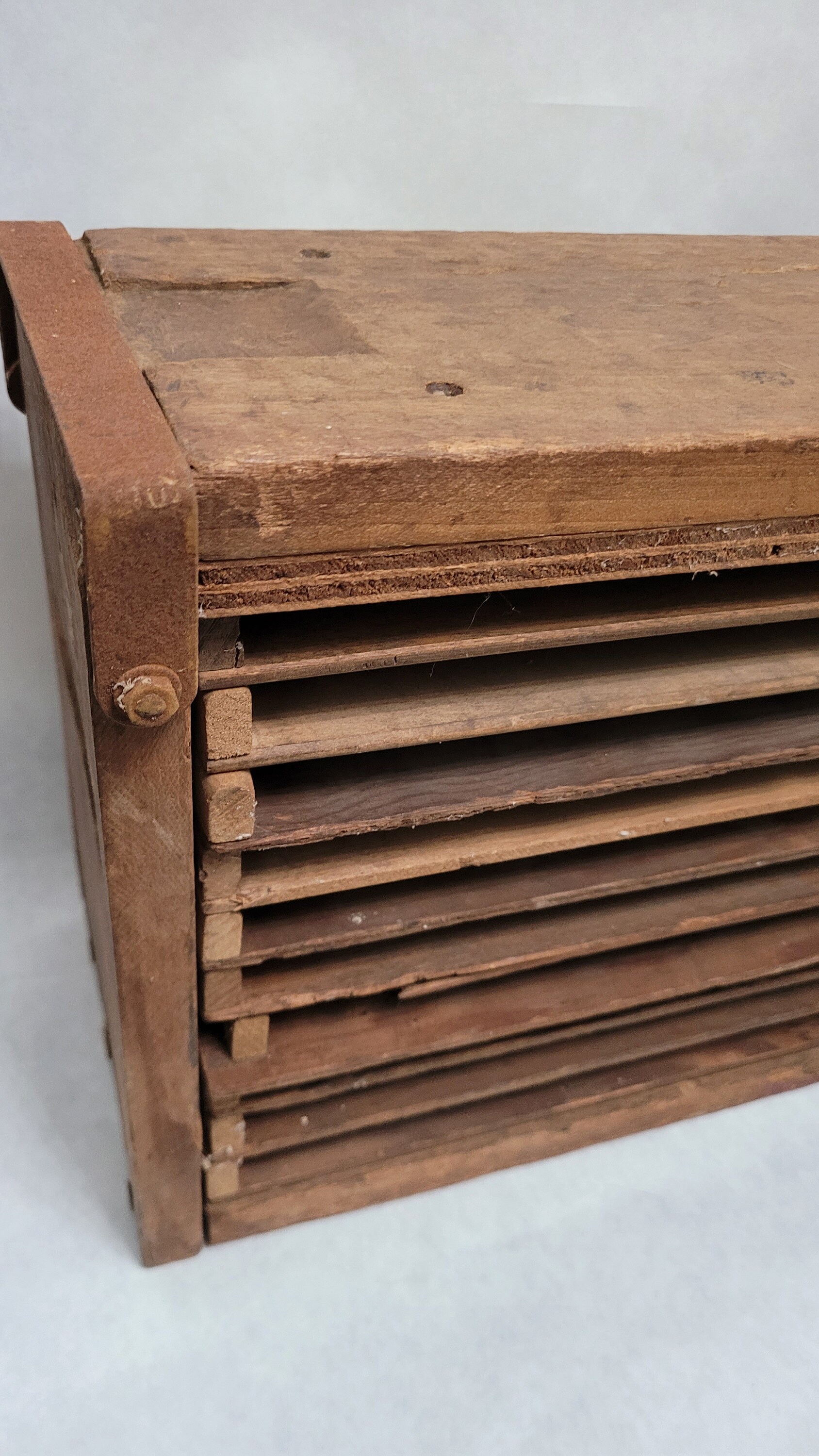 Antique Cigar Tobacco Drying Box Rack Wooden Cigar Mold Primitive Cigar ...
