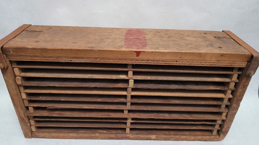 Antique Cigar Tobacco Drying Box Rack Wooden Cigar Mold Primitive Cigar ...