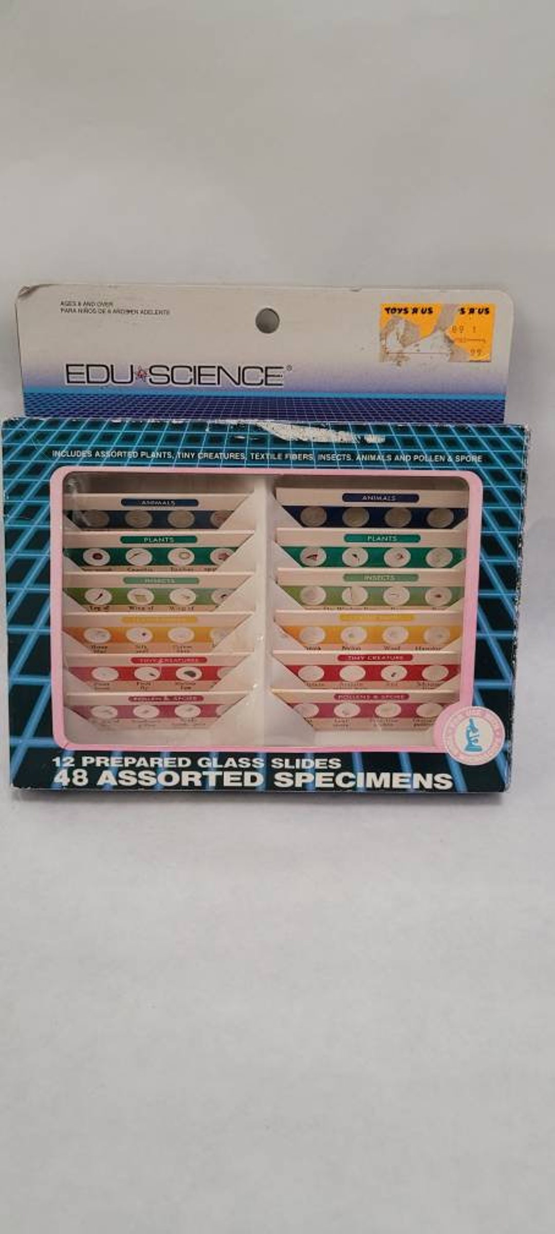 Vintage 1989 Student Microscope 48 Slides Edu Science Japan Made by ...
