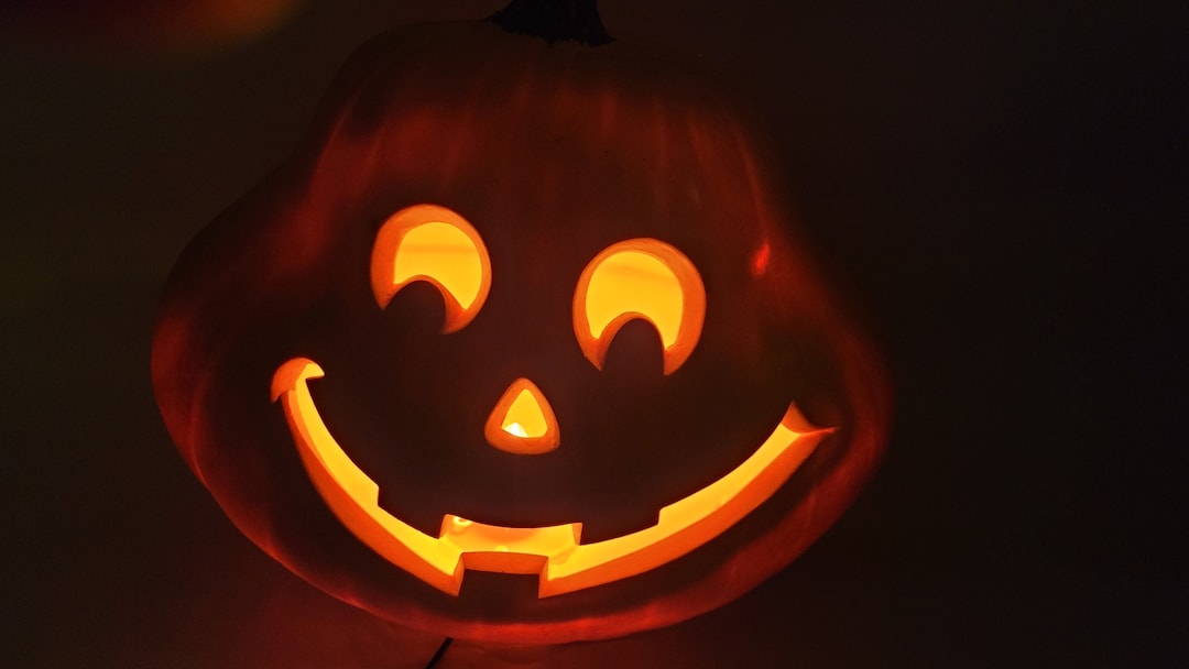 Vintage Large 13" Goofy Silly Face Pumpkin Jack O Lantern Fall ...