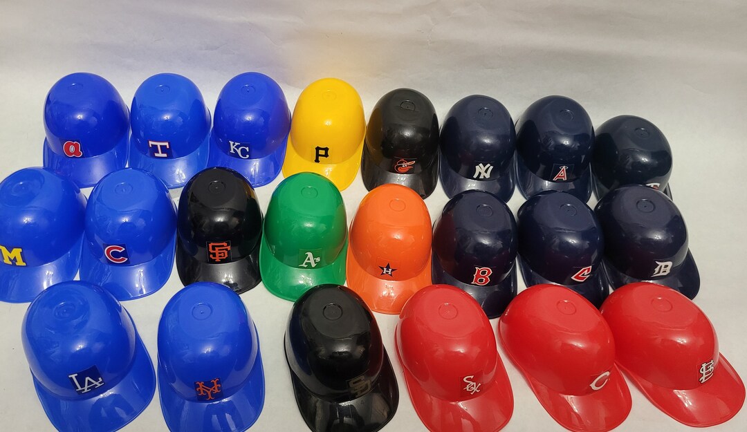 Vintage Mixed Lot 22 Souvenir Baseball Ice Cream Helmets Mixed Teams ...