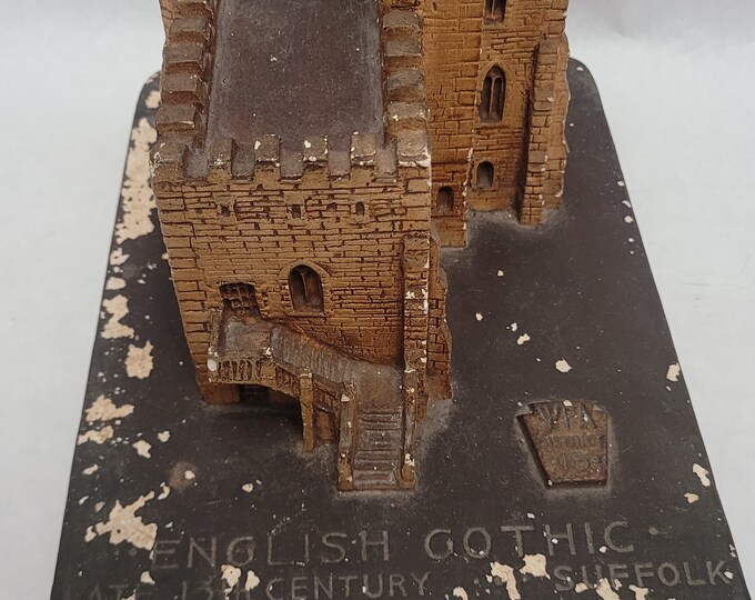 Antique Model Replica Little Wenham Hall; English Gothic; Late 13th C ...