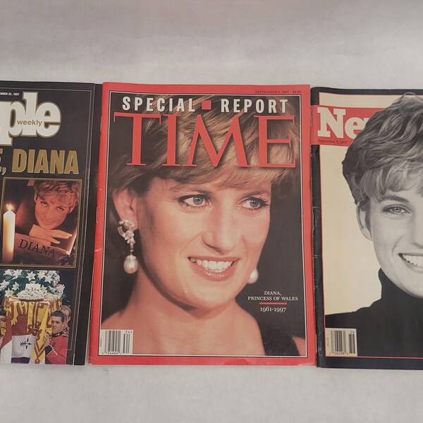 Princess Diana Magazine - Etsy
