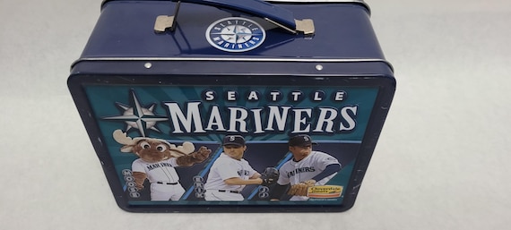 Throwback Vintage Tin Metal Lunch Box Seattle Mariner… - Gem