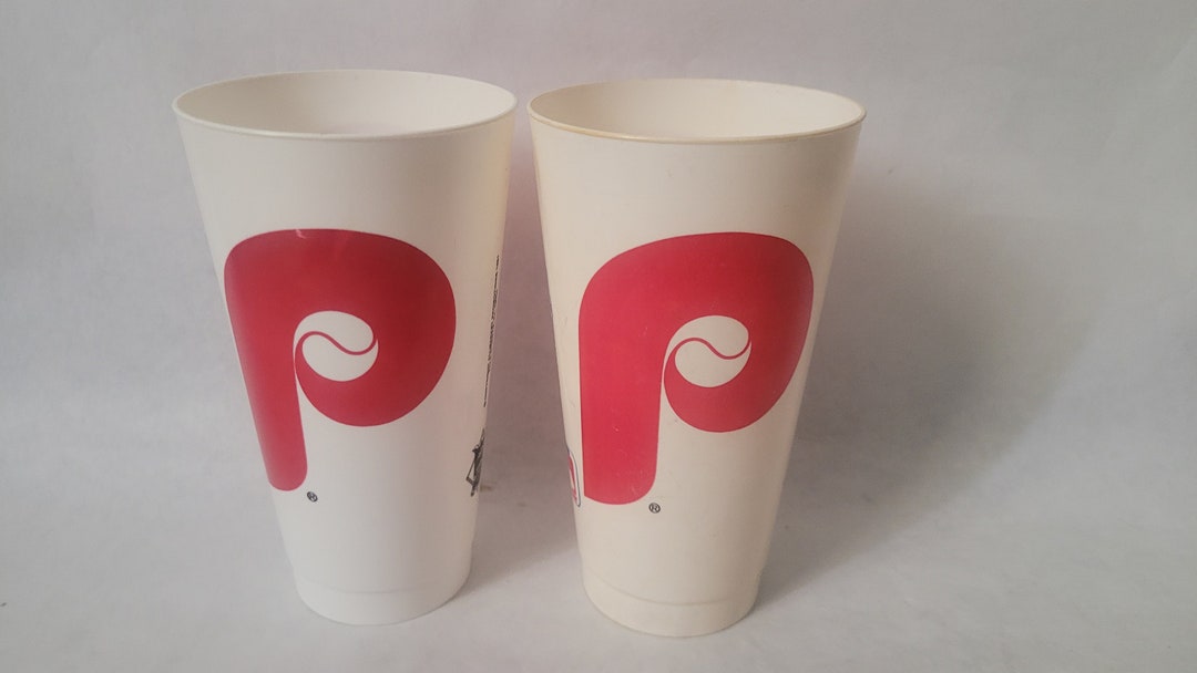 Vintage Philadelphia Phillies ICEE Cup 1981 Hard to Find Plastic Set of ...