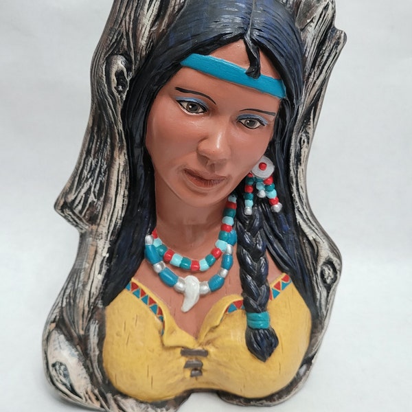 Ceramic Indian Busts - Etsy