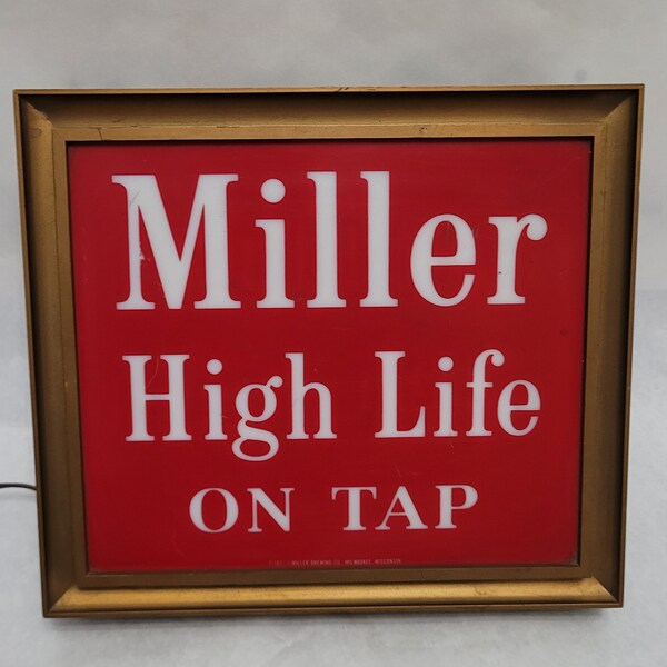 Miller High Life - Etsy