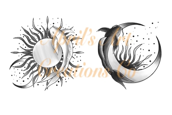 Evil Koi Fish Tattoos Designs