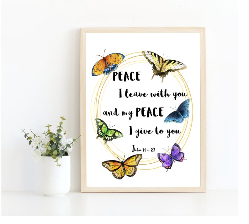 Butterfly Bible Verse Print Bible Verse Wall Art Psalm 139 Christian ...