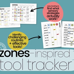 Zones of Self Regulation Inspired Sensory Tool Tracker for Social ...