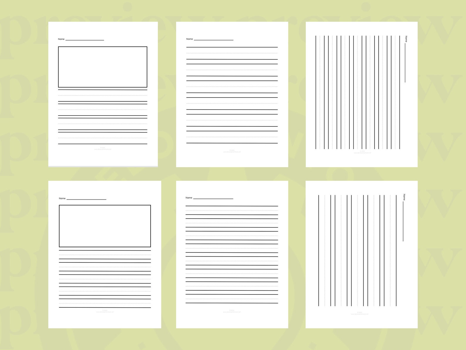 Adaptive Handwriting Paper | Occupational Therapy | Special Education ...