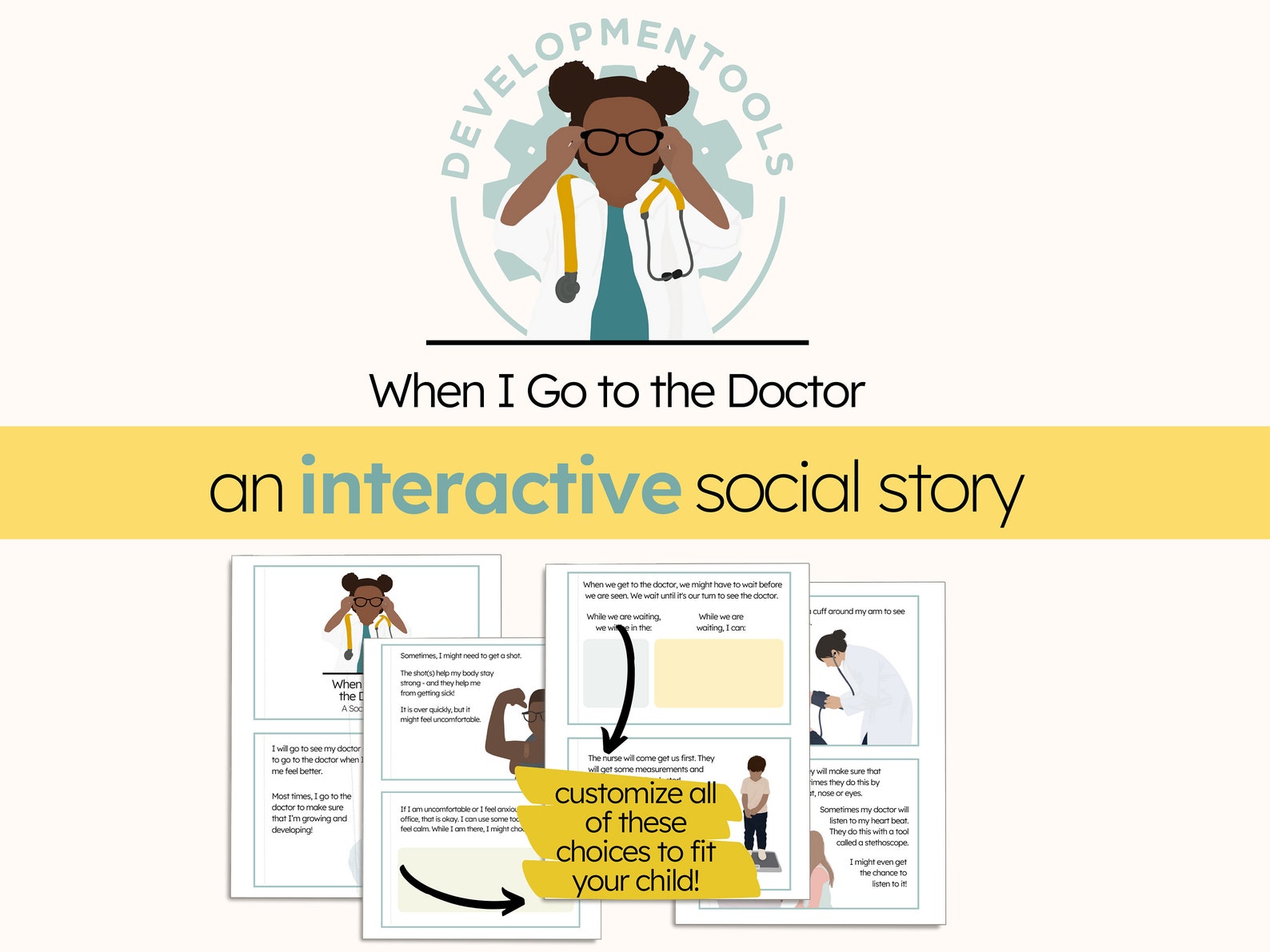 Going to the Doctor Social Story | Occupational Therapy | Special ...