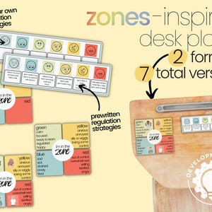 Zones of Regulation Inspired Starter Pack | Self Regulation | Social ...