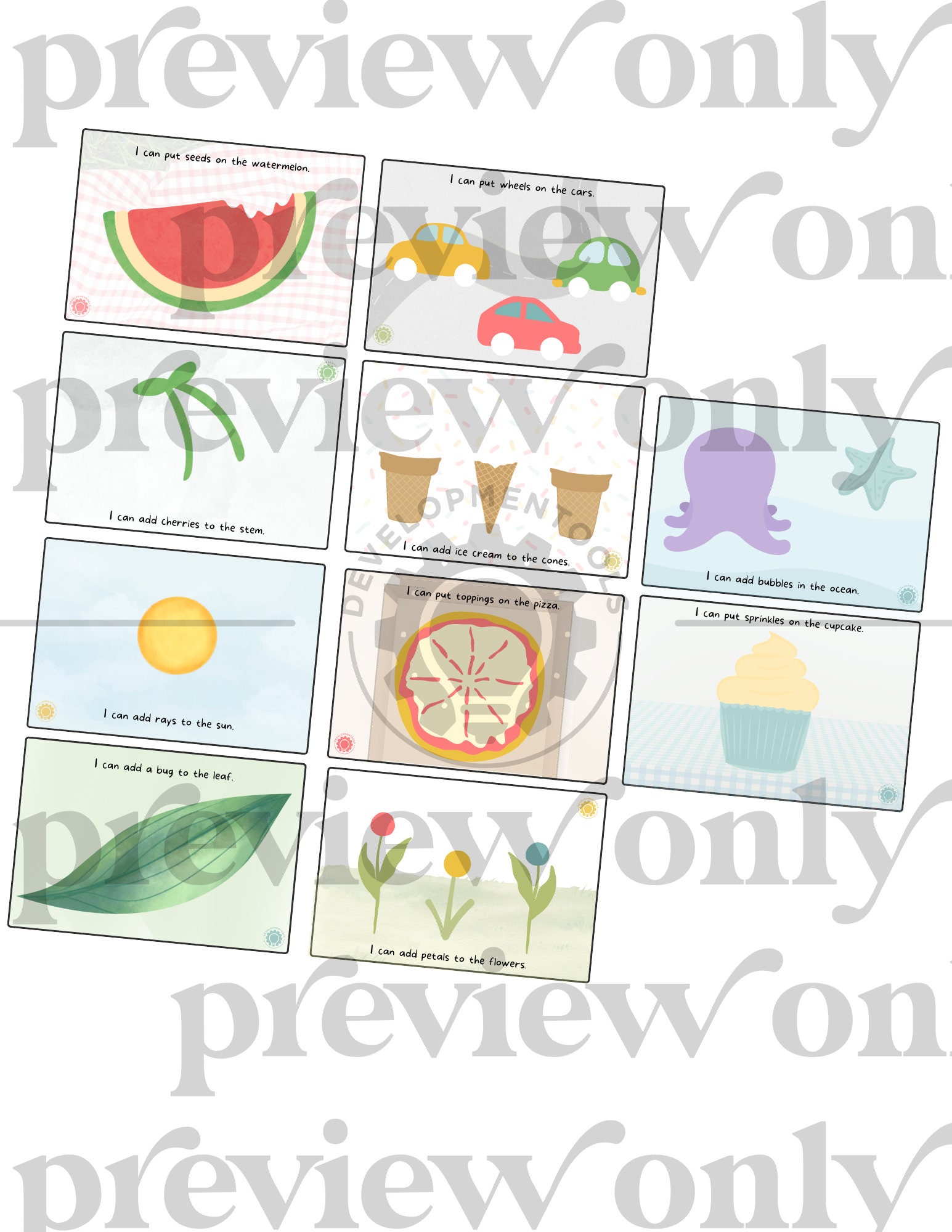 Printable Play Dough Activity Mats | Preschool Toddler Games (digital ...