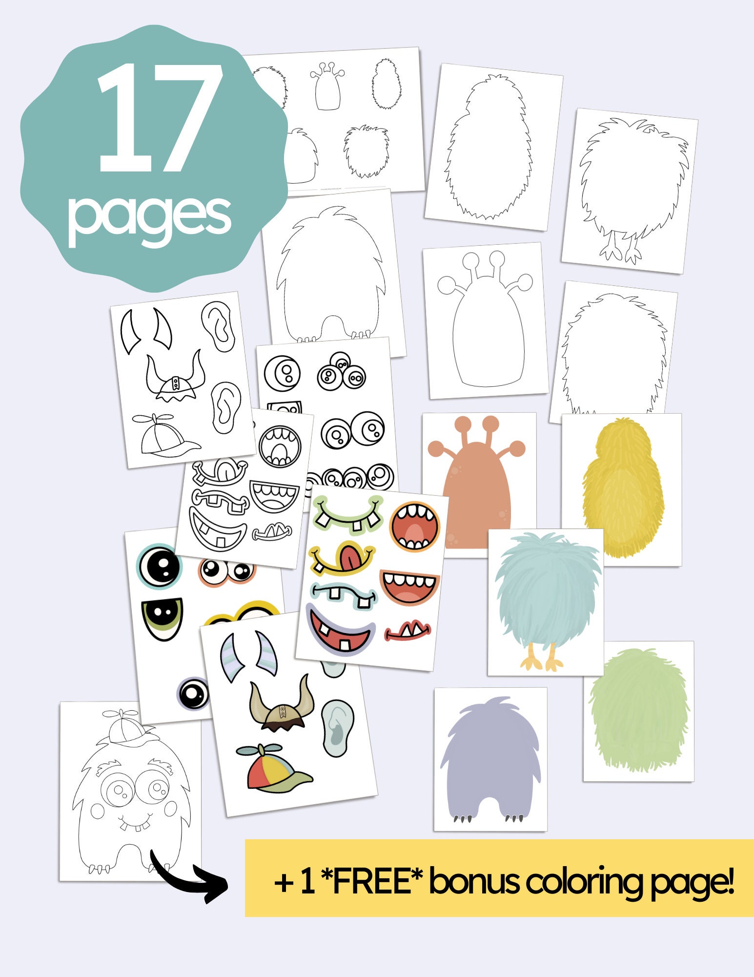 Make a Monster Activity Packet | Halloween Activity | Homeschool ...