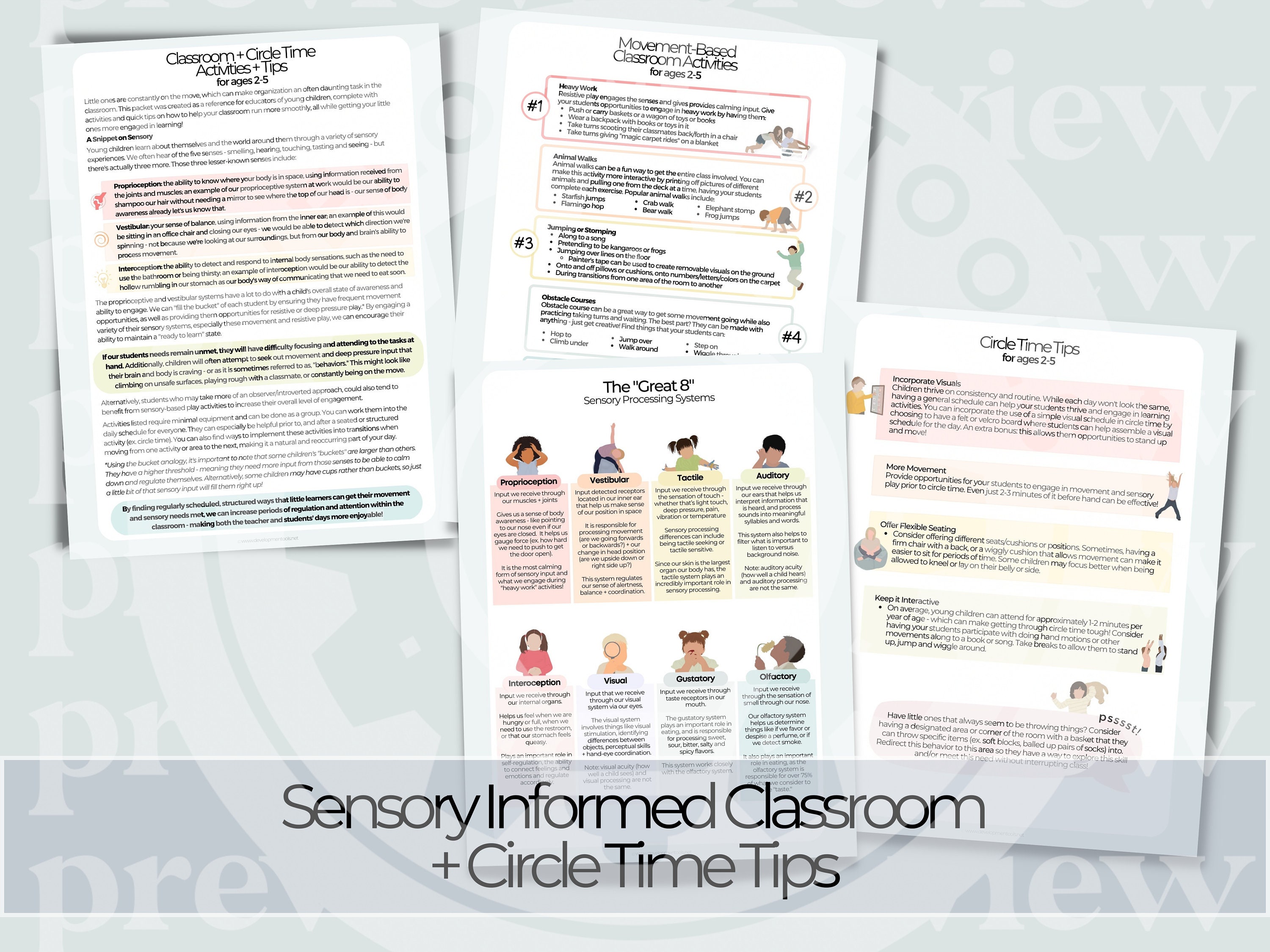 Sensory Informed Classroom Circle Time Tips Resources for Attention and ...