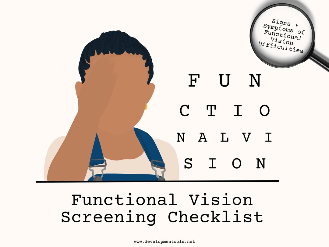 Functional Vision Screening Checklist | Visual Processing Screen ...