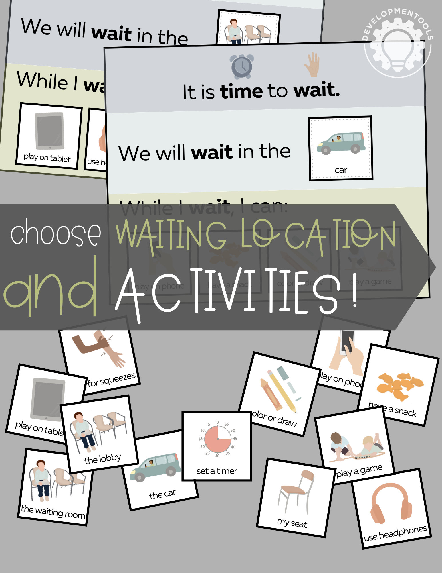 Interactive Waiting Visuals | Special Education Resource | Autism ...