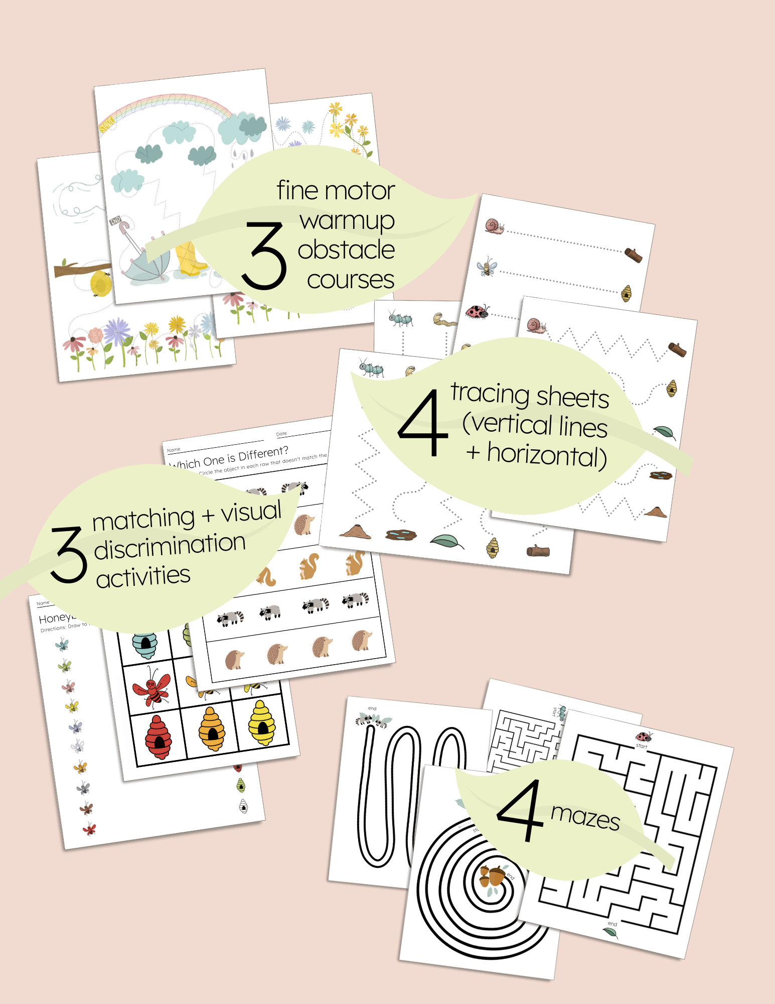Visual Motor and Visual Perceptual Activities | Toddler Activities ...