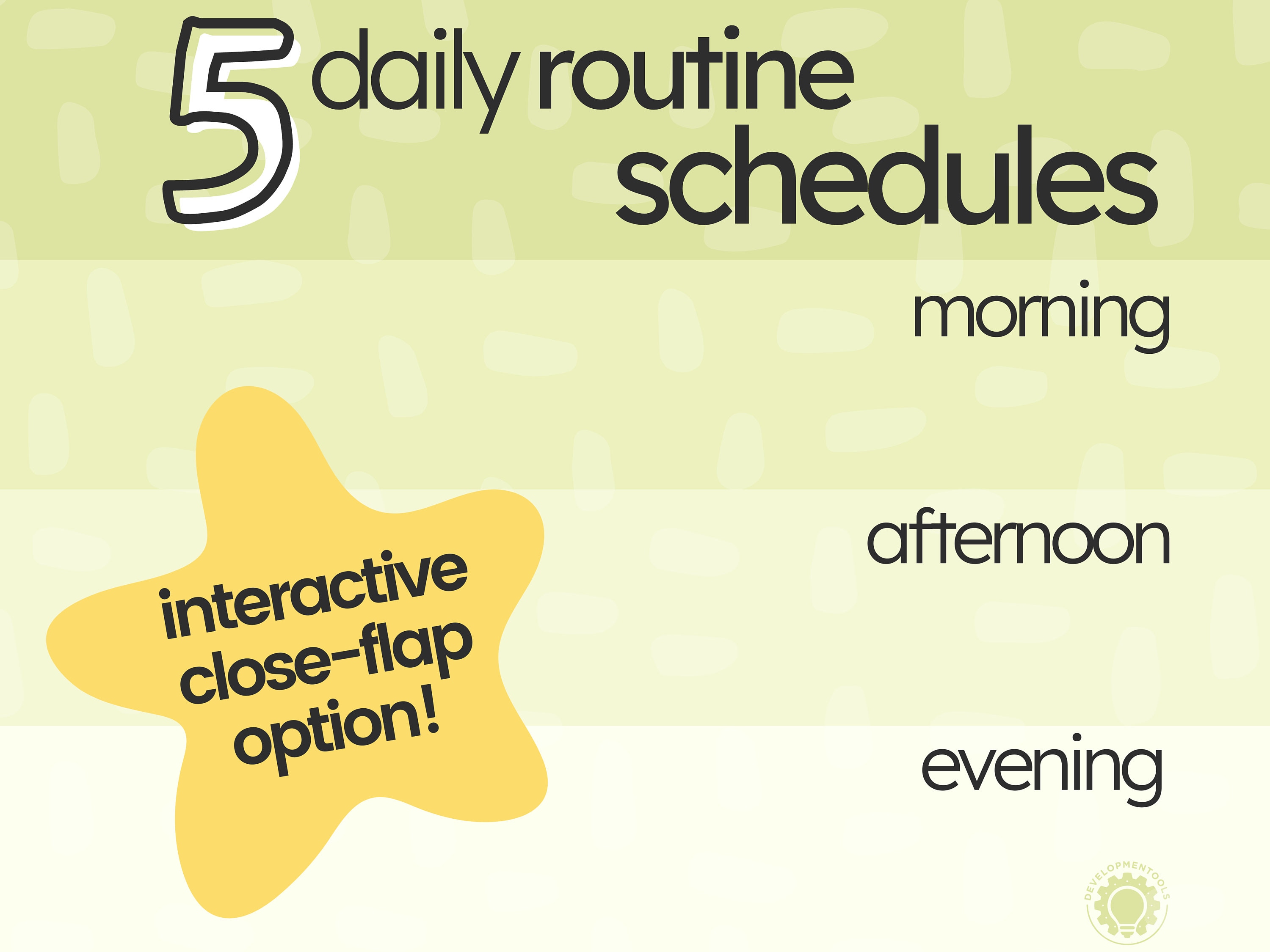 Visual Schedule for Daily Routines | Interactive Visual Schedule ...
