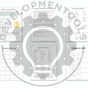Sensory Diet Resource Packet | Occupational Therapy | Special Education ...